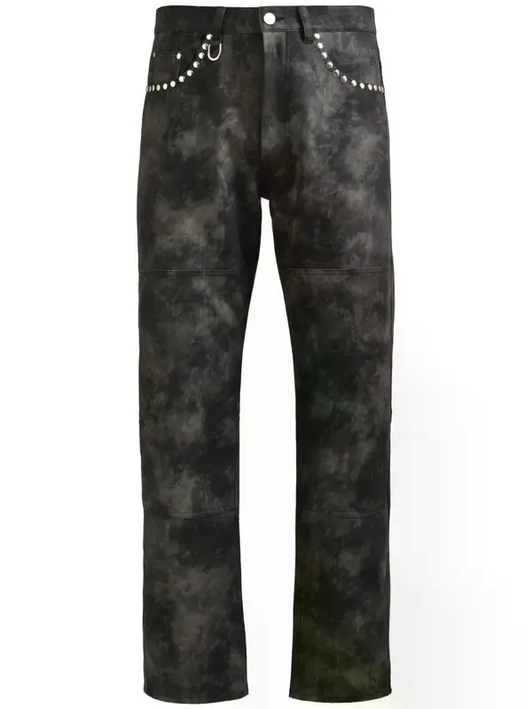 BREATH Camouflage-print Trousers - Black