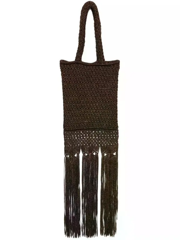 Alanui Ray Of Light Tote Bag - Brown