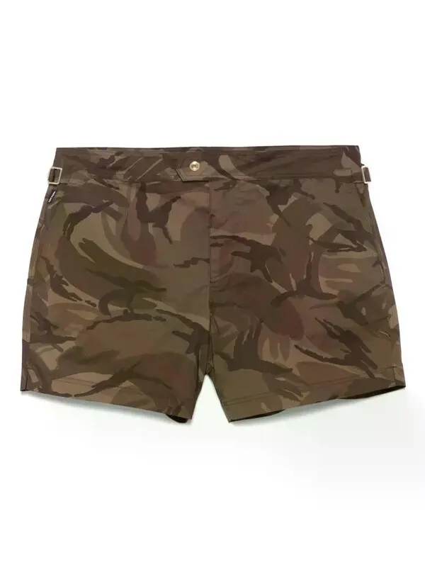 TOM FORD Camouflage-print Swim Shorts