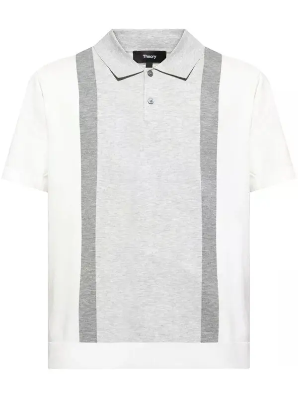 Theory Short-sleeved Polo Shirt - White