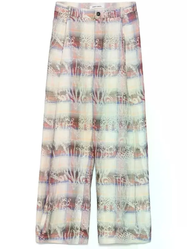 Henrik Vibskov Plaid-check Trousers