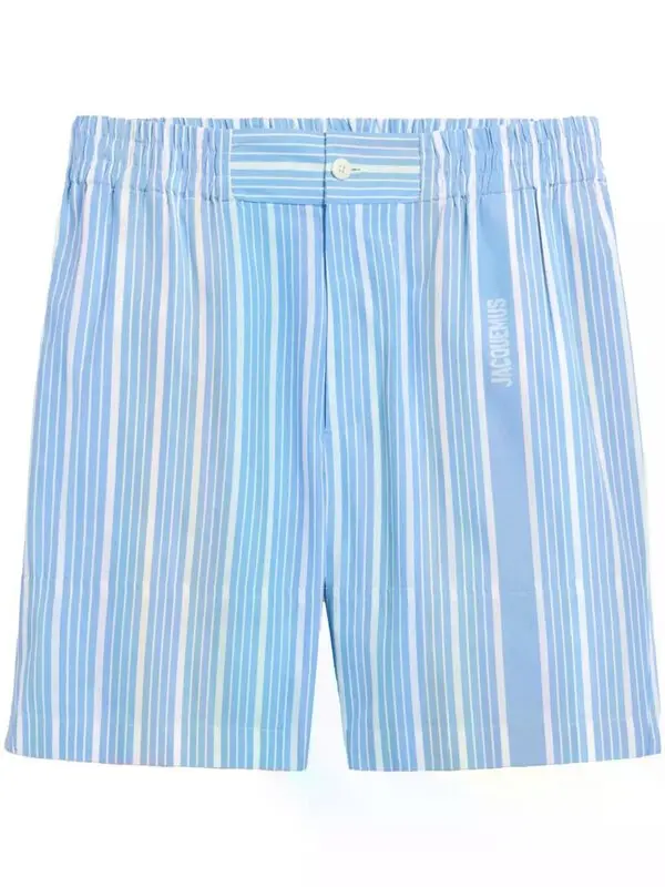 Jacquemus Striped Shorts - Blue
