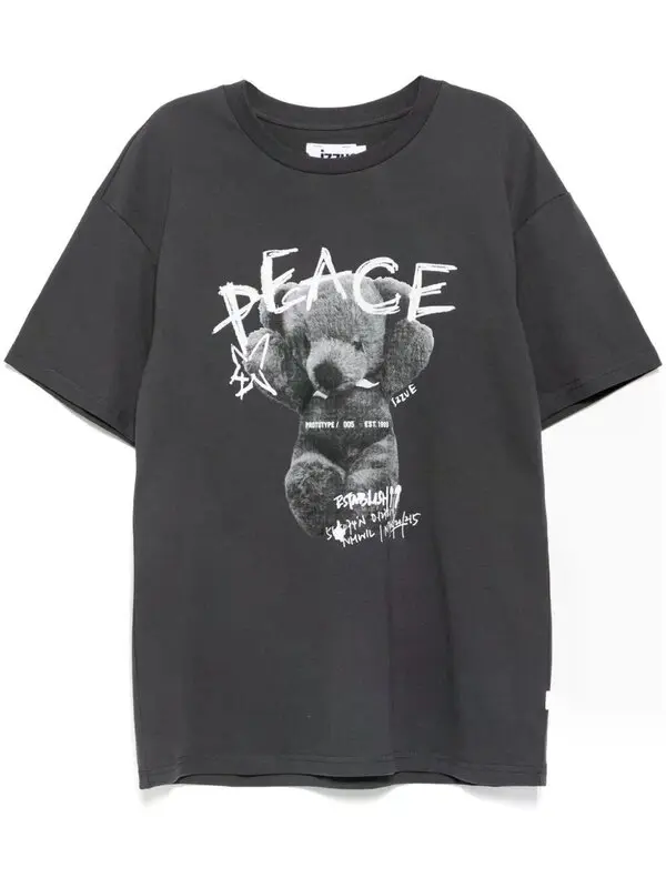 Izzue Graphic-print T-shirt - Grey