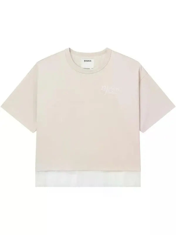 MUSIUM DIV. Layered T-shirt