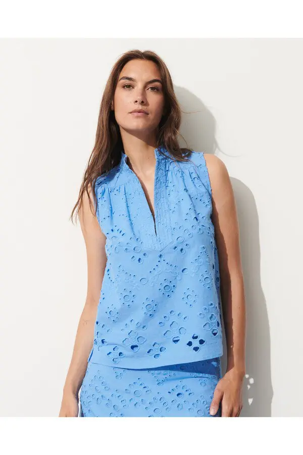 Figue Dani Cotton Sleeveless Top