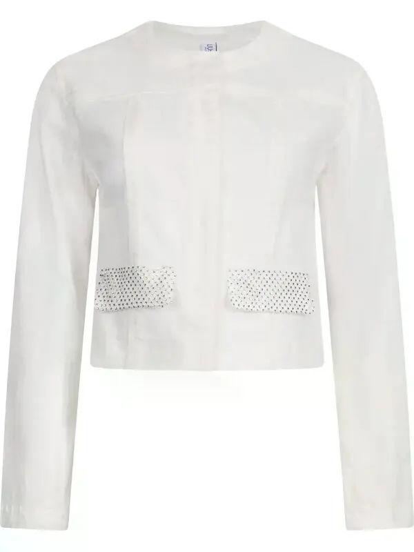 Liu Jo Rhinestone-detailed Denim Jacket