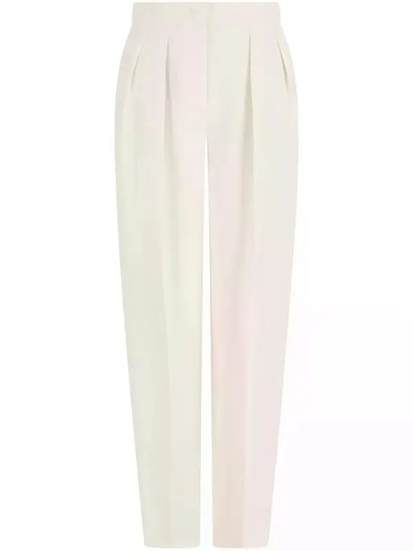 Giorgio Armani Pleated Trousers - White