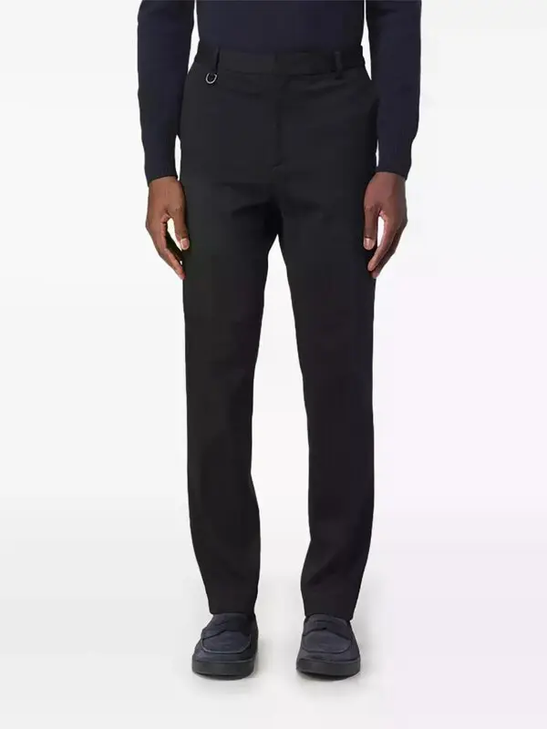 PAOLO PECORA Tailored Trousers - Black
