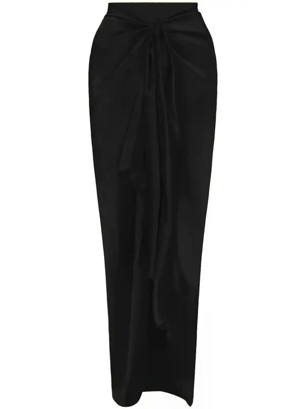 Galvan Knot-detailed Skirt - Black