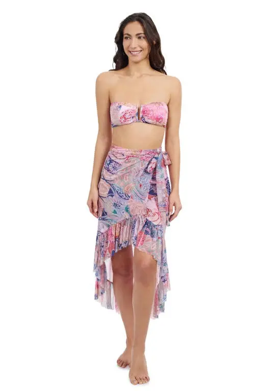 GOTTEX Karma High-low Wrap Skirt - Multi