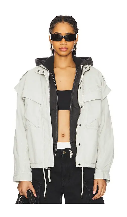 Alpha Industries Oversized Cotton Utility Jacket