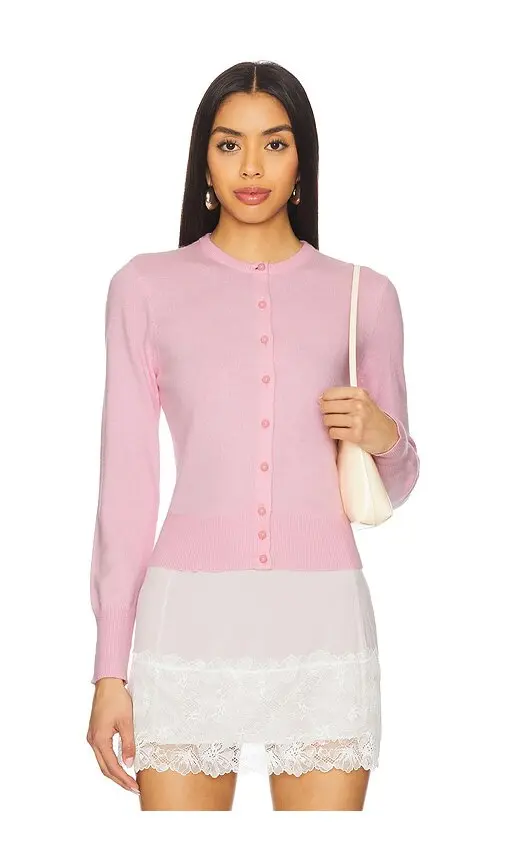 GUIZIO Emelie Cropped Cardigan - Ballet Slipper