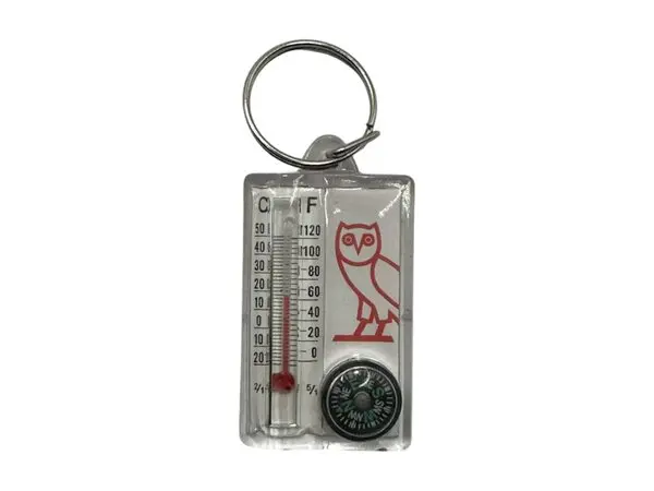 OVO Thermometer Compass Keychain