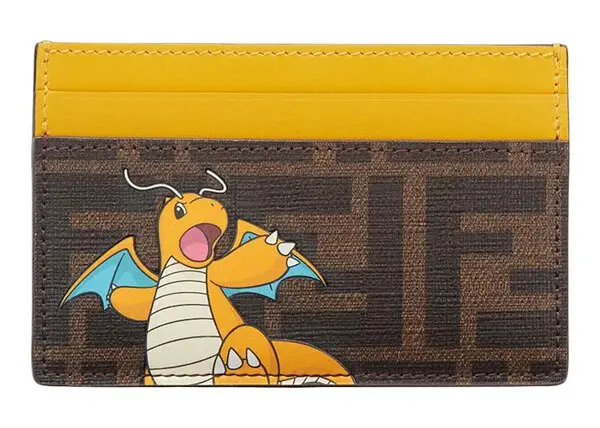 Fendi X Frgmt X Pokemon Ff Fabric Card Holder