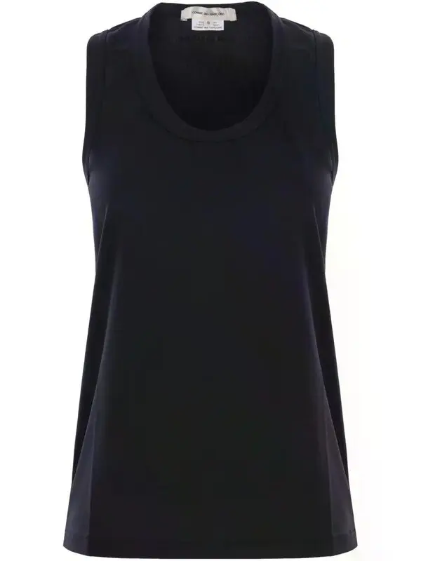 Comme Des Garçons Jersey Tank Top - Black