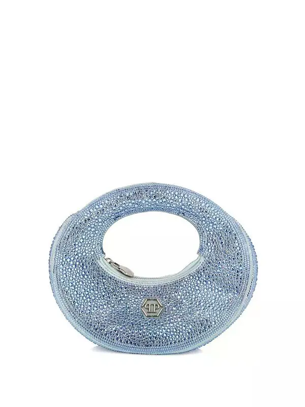 Philipp Plein Crystal-embellished Mini Bag - Blue