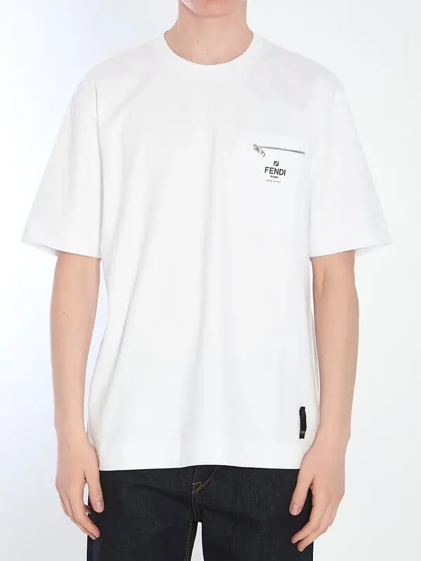 Fendi Cotton T-shirt - White