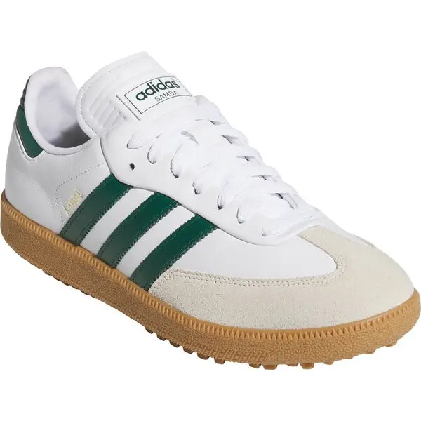 Adidas Samba Lux Spikeless Golf Shoe - Ftwwht/cgr