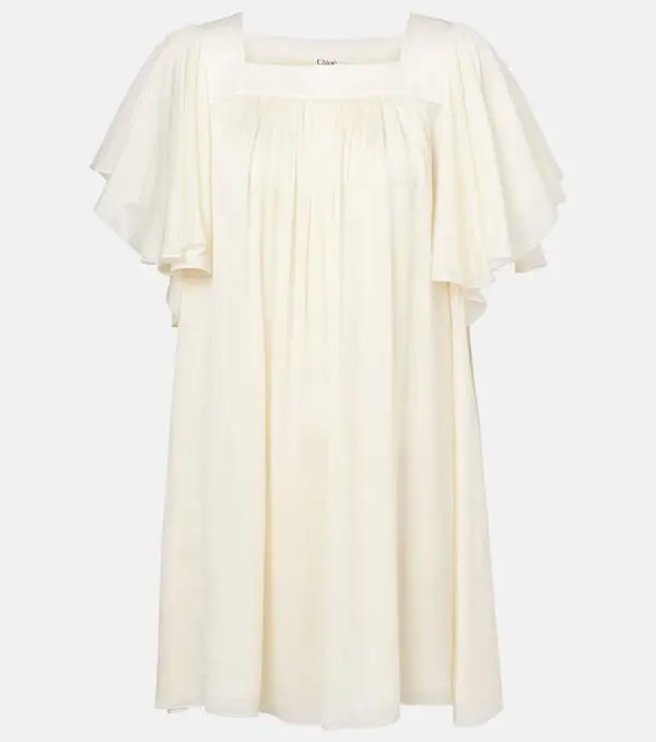 Chloé Ro33 Silk Minidress
