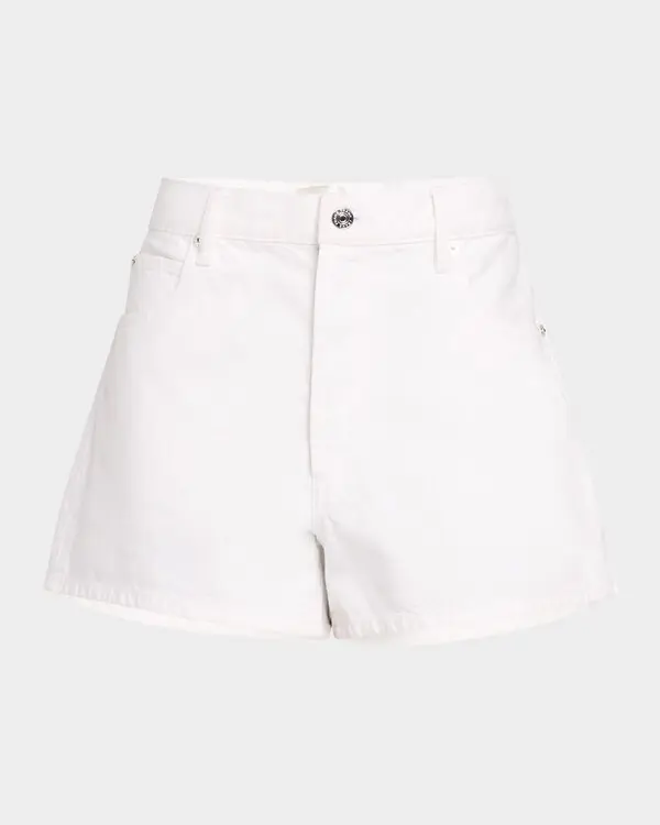 FRAME The Hang Denim Shorts - White