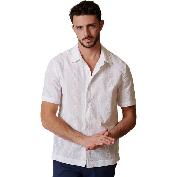 LEISURE LAB Oaxaca Button Up - Blanco