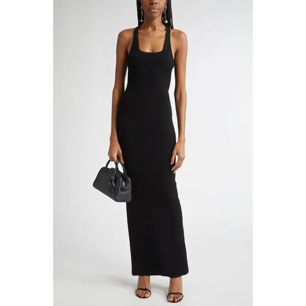 Jacquemus La Robe Scala Racerback Dress - Black