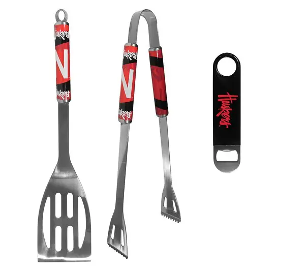 SISKIYOU GIFTS Siskiyou Ncaa 2pc Bbq Set W/ Bottle Opener
