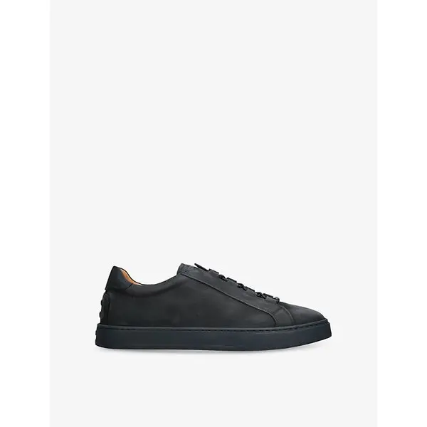 TOD'S Allacciata Cassetta Suede Low-top Trainers - Blue/dark