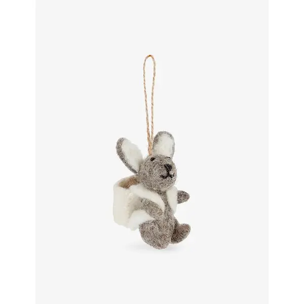 THE WHITE COMPANY Felt Easter Bunny Decoration 8cm