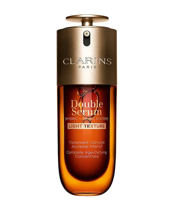 Clarins Double Serum Light Texture To Firm, Boost Radiance & Refine Pores 1.6 Oz - No Color