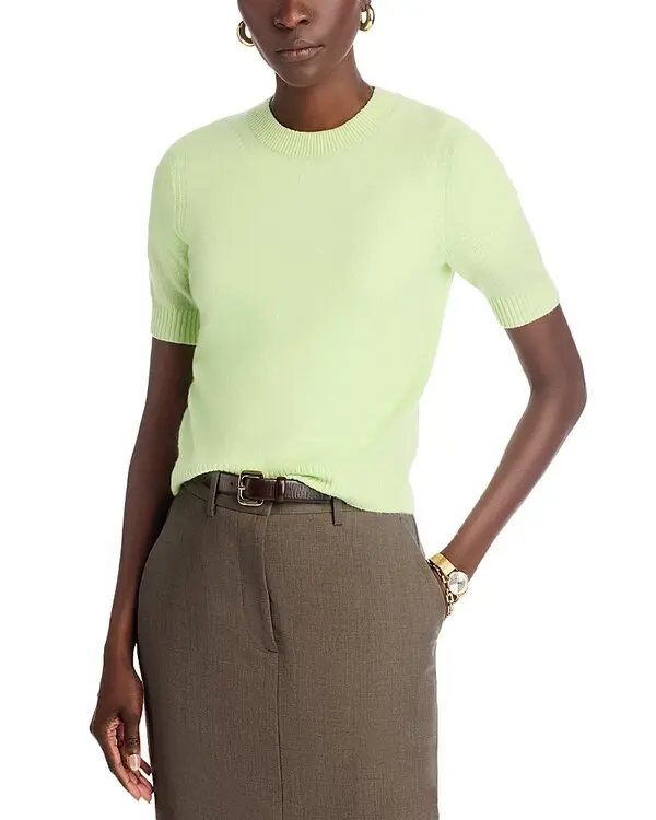 Guest In Residence Cashmere Sweater Tee - Mint