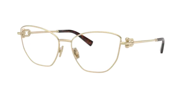 Tiffany & Co. Full Rim Cat Eye Eyeglasses - Pale Gold