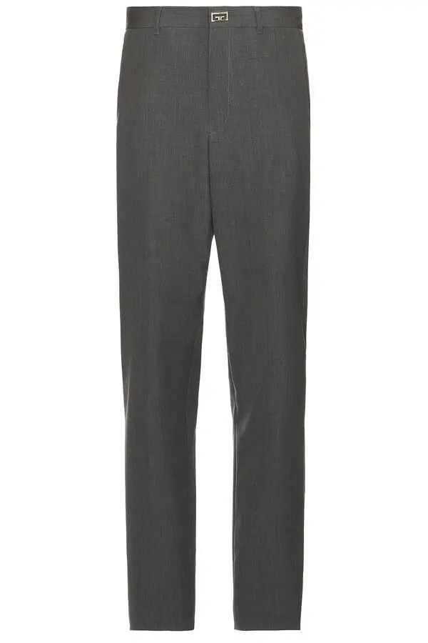 Givenchy Metal Detail Pants - Medium Grey