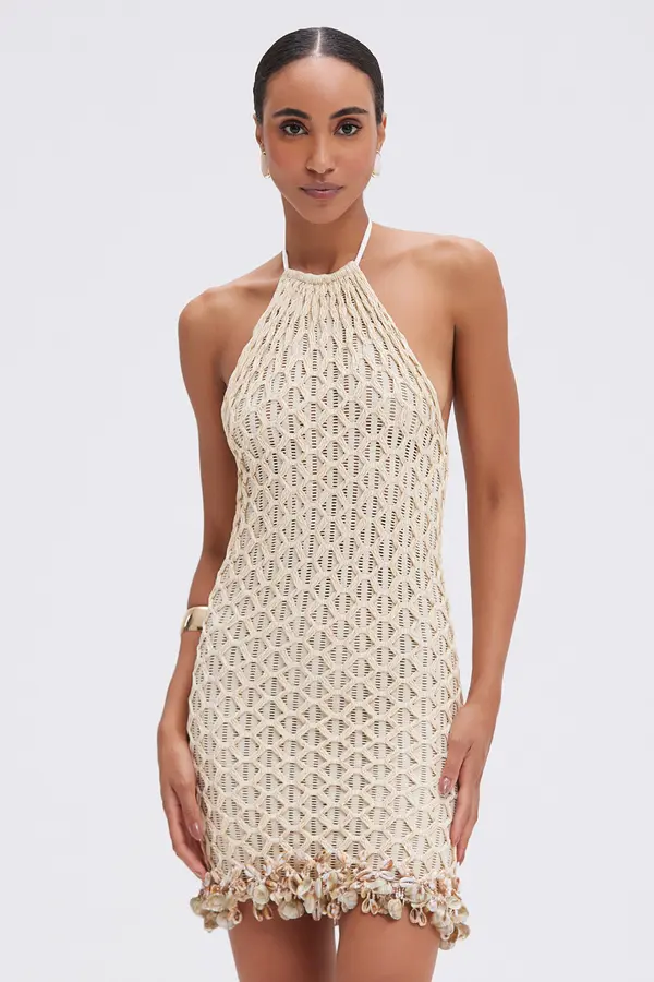 PatBO Mesh Mini Dress