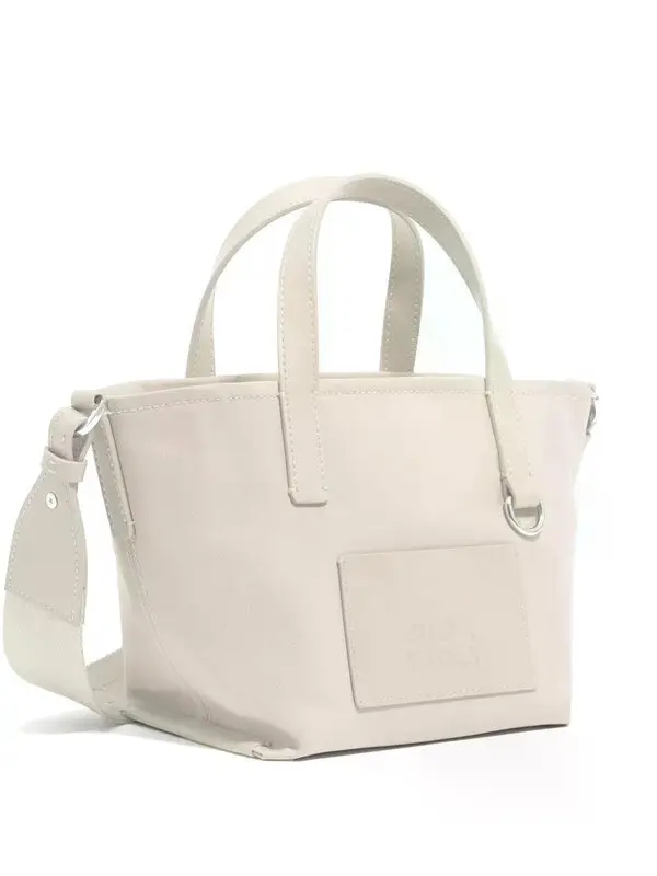 Bimba Y Lola Mini Logo-patch Tote Bag - Neutrals