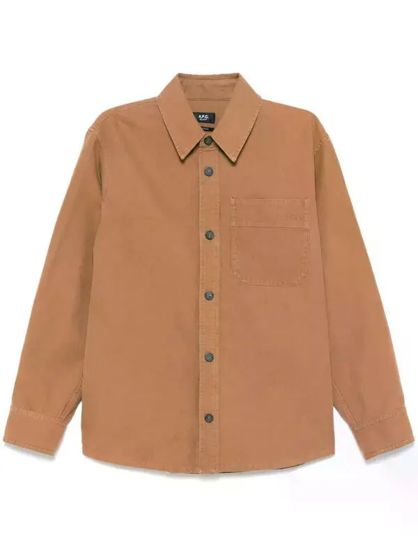 A.p.c. Basile Shirt - Brown