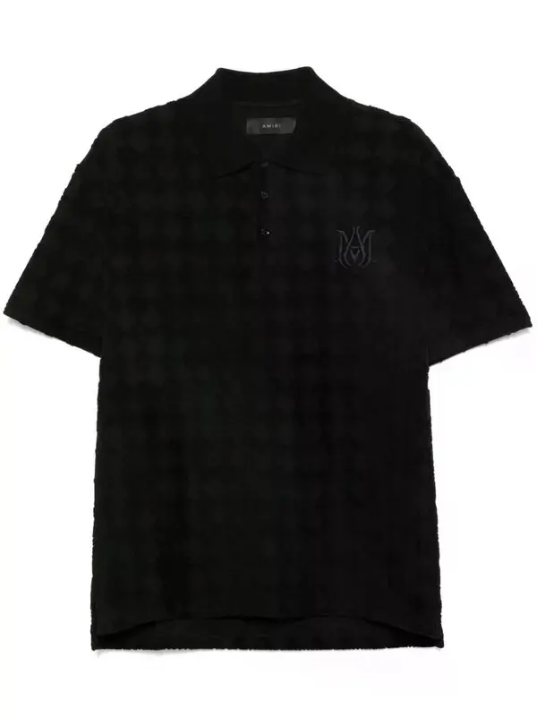 Amiri Ma Quad Polo Shirt - Black