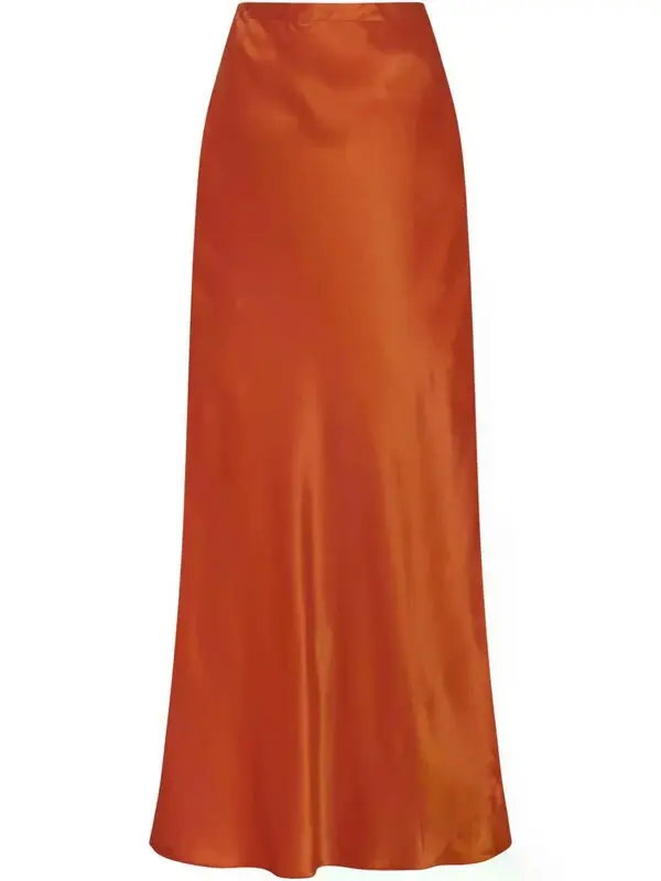 Rosetta Getty Bias Maxi Skirt - Orange