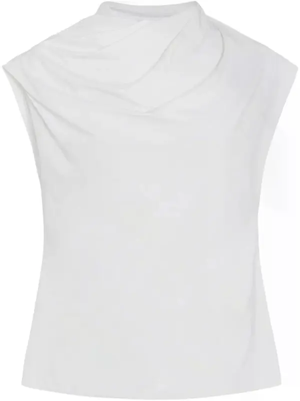 Rosetta Getty Twist Top - White