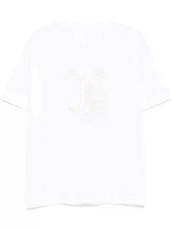 Givenchy Hg-embroidery Cotton T-shirt
