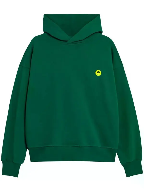 BARROW Bear-motif Hoodie - Green