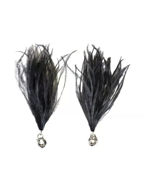 JIL SANDER Fringed Earrings
