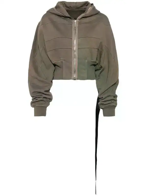 Rick Owens Collage Gimp Hoodie - Brown - 0% Off | Editorialist