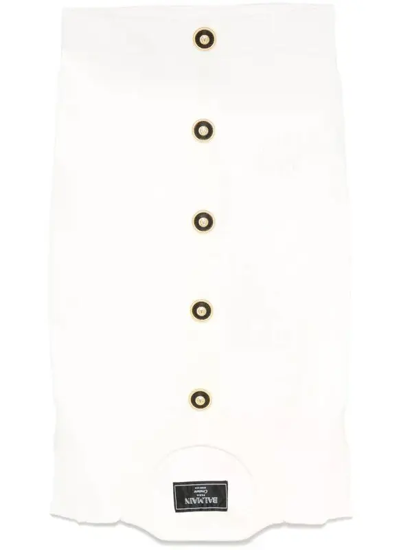Balmain Optical Illusion Mini Skirt