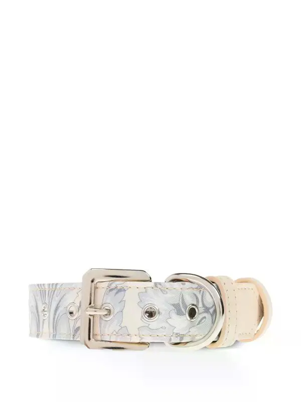 Versace Barocco-print Dog Collar