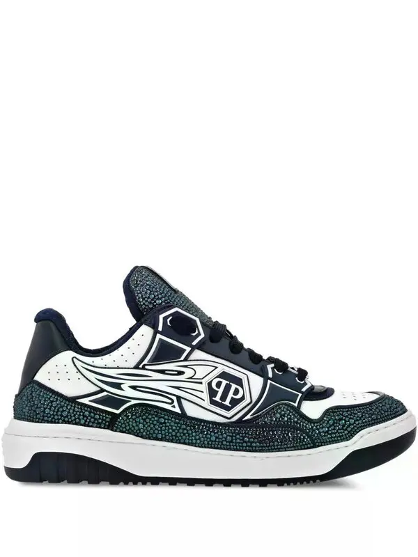 Philipp Plein Moon Walker Low-top Sneakers - Blue