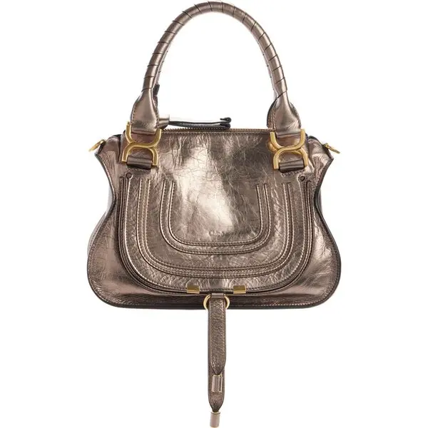 Chloé Small Marcie Metallic Satchel