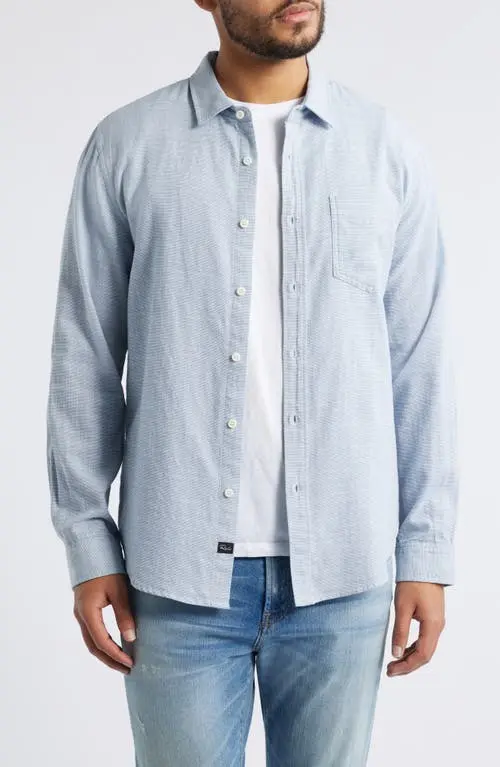 Rails Wyatt Slub Cotton Button-up Shirt