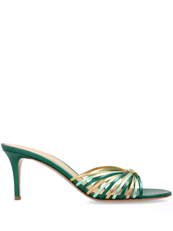 GIANVITO ROSSI 70mm Vyna Sandals - Green