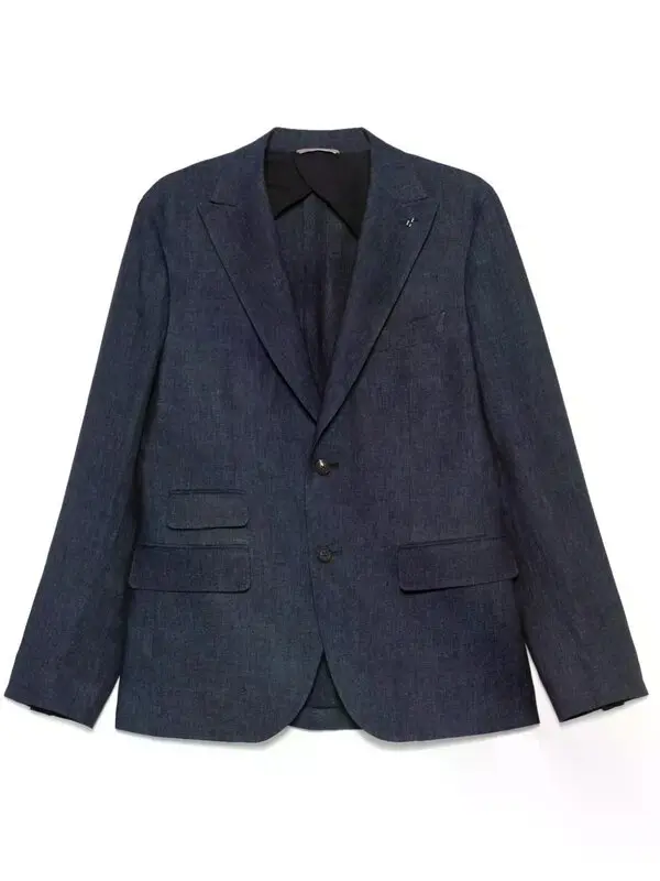 Peserico Linen Single-breasted Blazer
